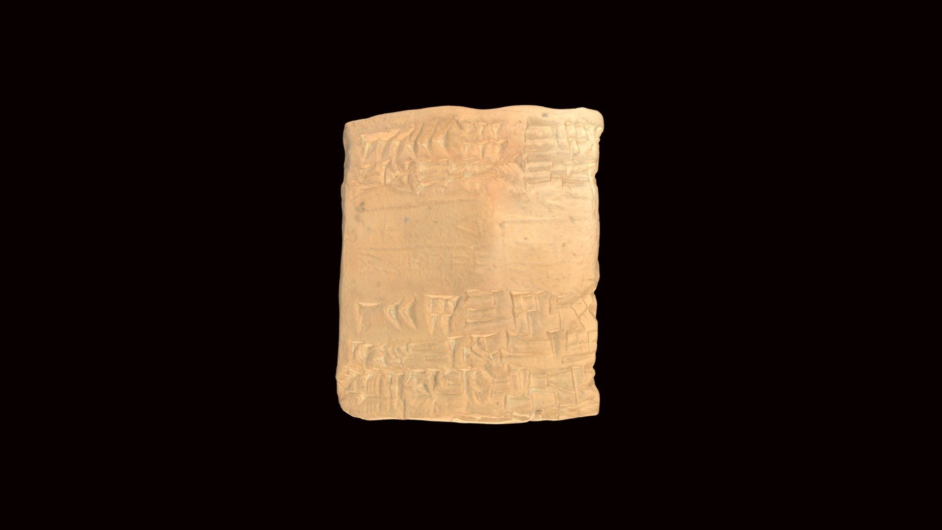 Cuneiform Tablet HMANE1909.5.41 - 3D model by Harvard Museum of the ...