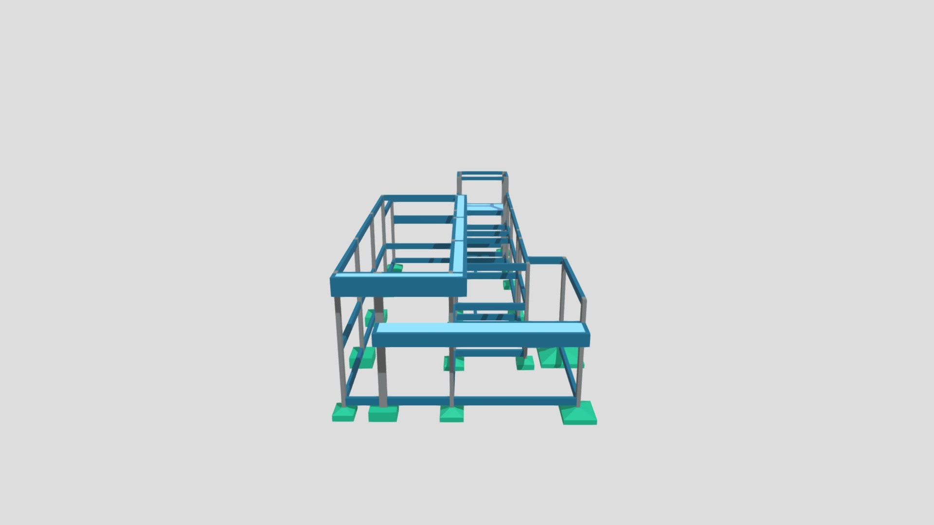 PÓRTICO EST JSC - 3D model by engromaors [6627cdd] - Sketchfab