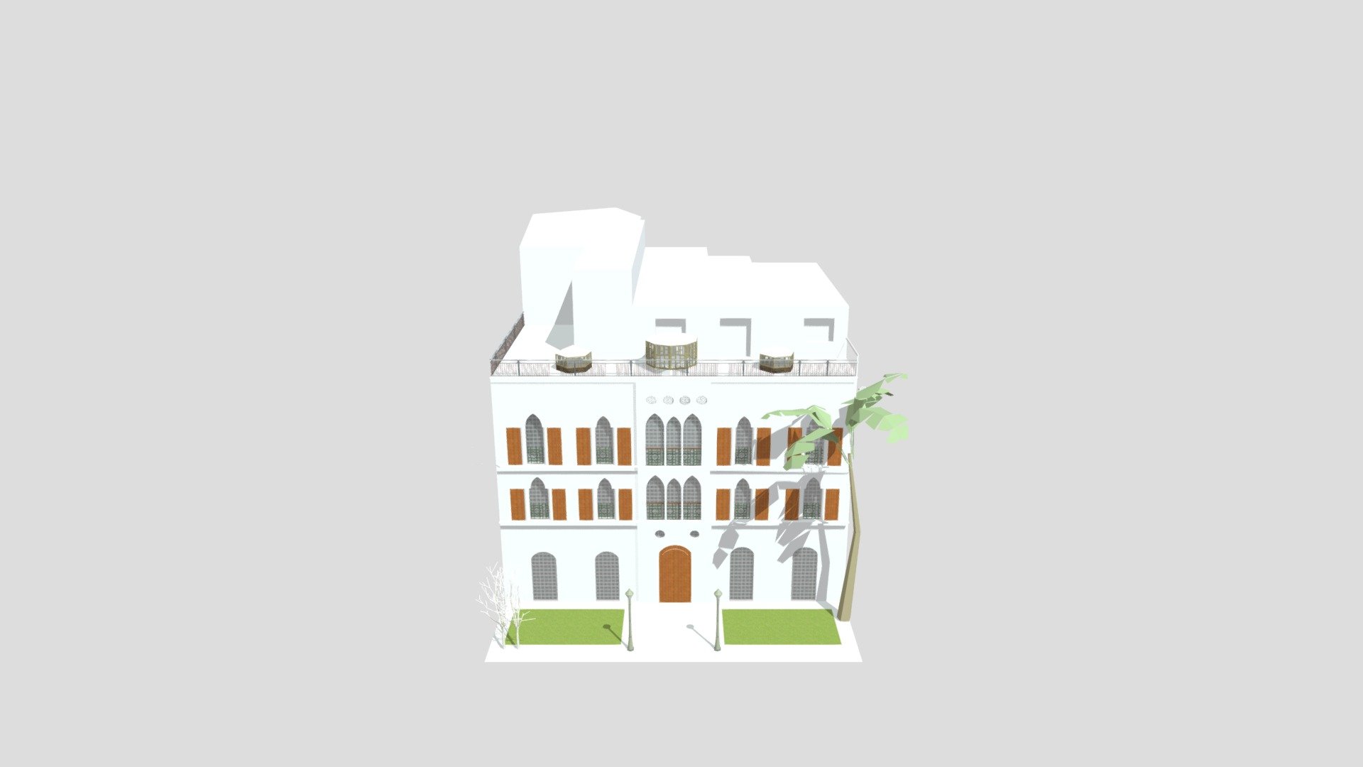 Dar Hassen Pacha - 3D model by HAYETBLT [6627fa4] - Sketchfab