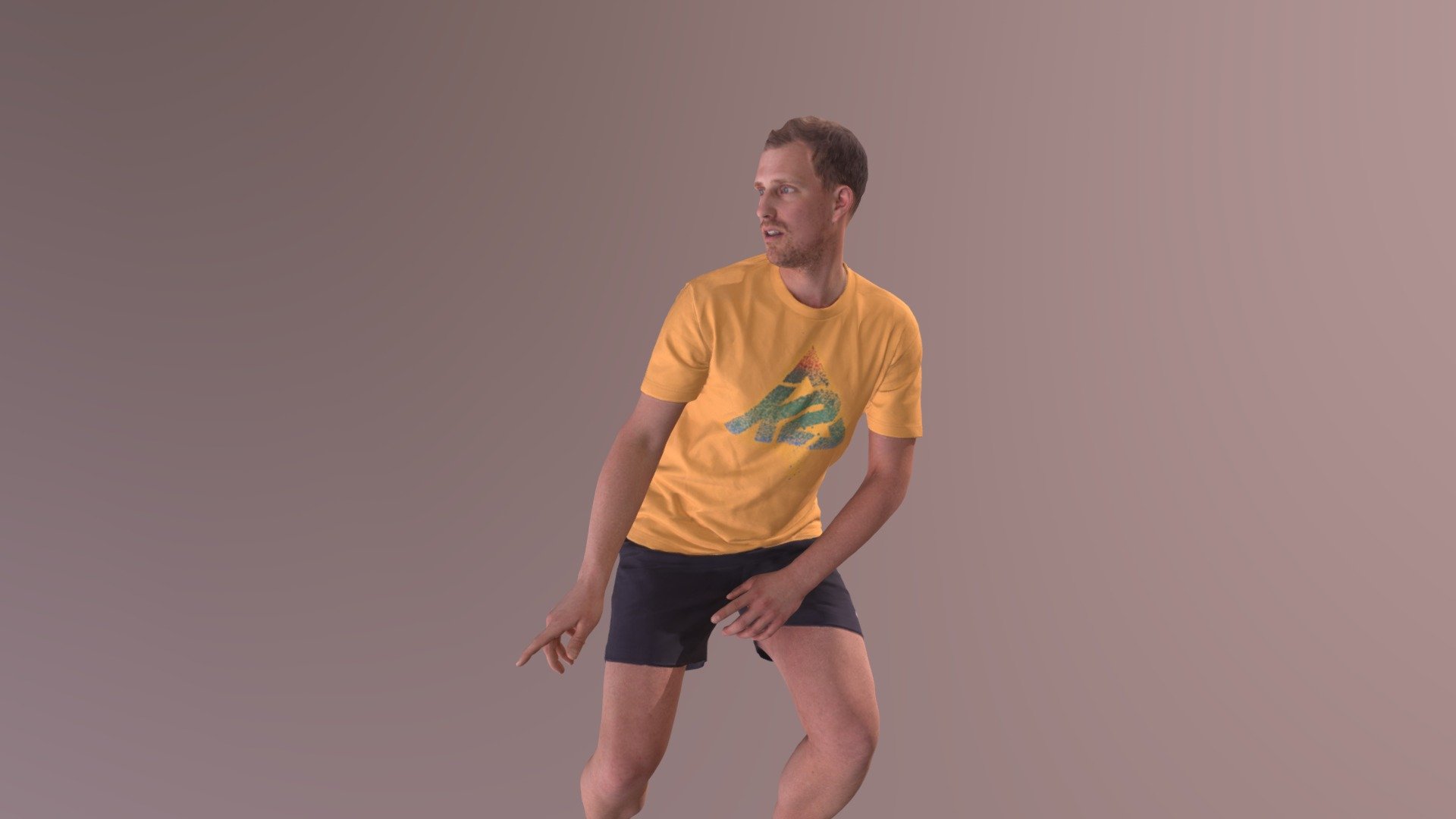 Sports Football Man Changing direction Mistery - Buy Royalty Free 3D ...