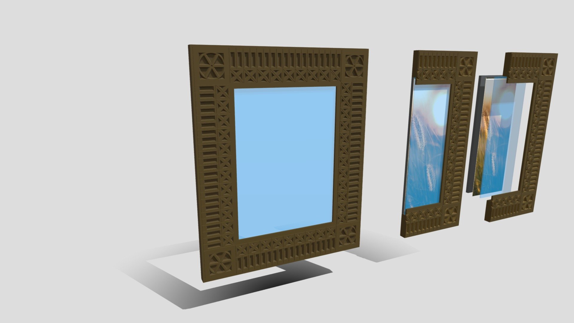 Рамка_1_ - 3D model by real_vint [662a3e5] - Sketchfab
