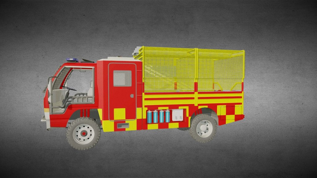 Multi Rescue Vehicle - 3D model by zgtern [662b7f7] - Sketchfab