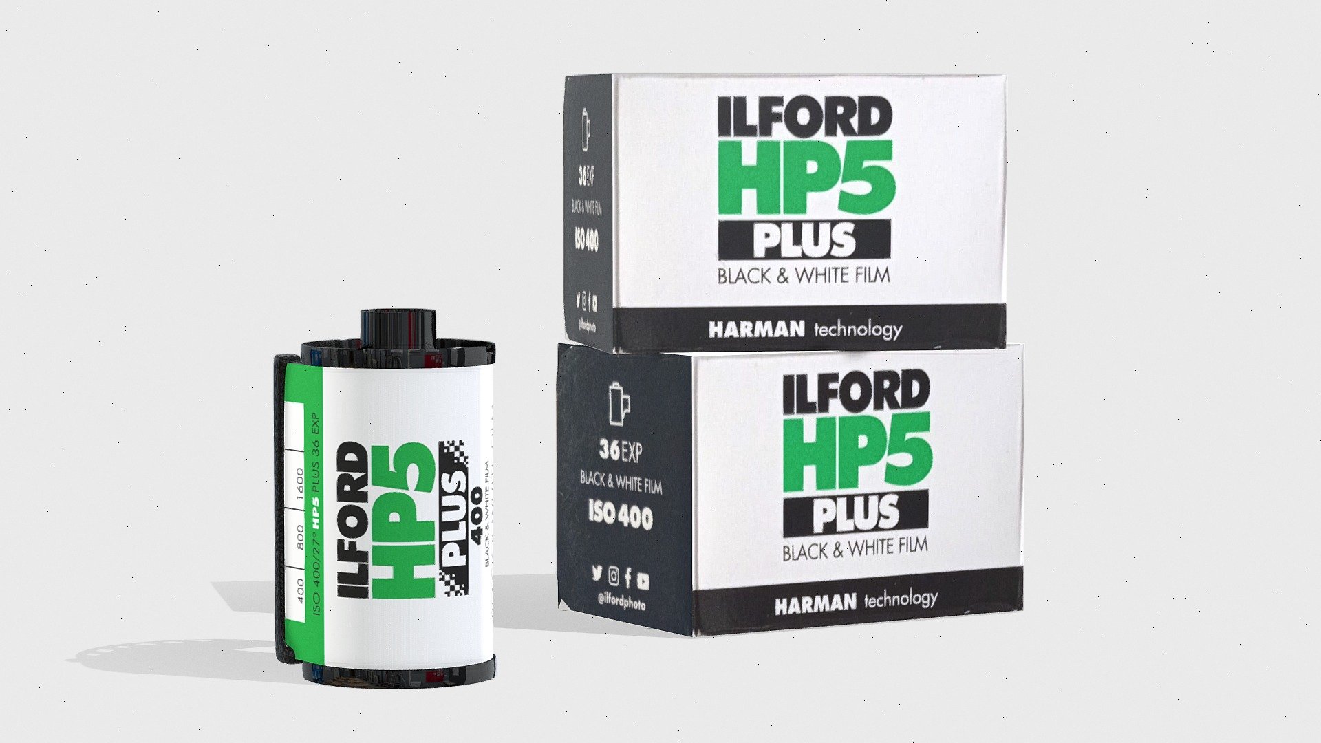 Ilford HP5 Film roll - Buy Royalty Free 3D model by Kenkento3D (@kenkento.zapater) [662cab5 ...