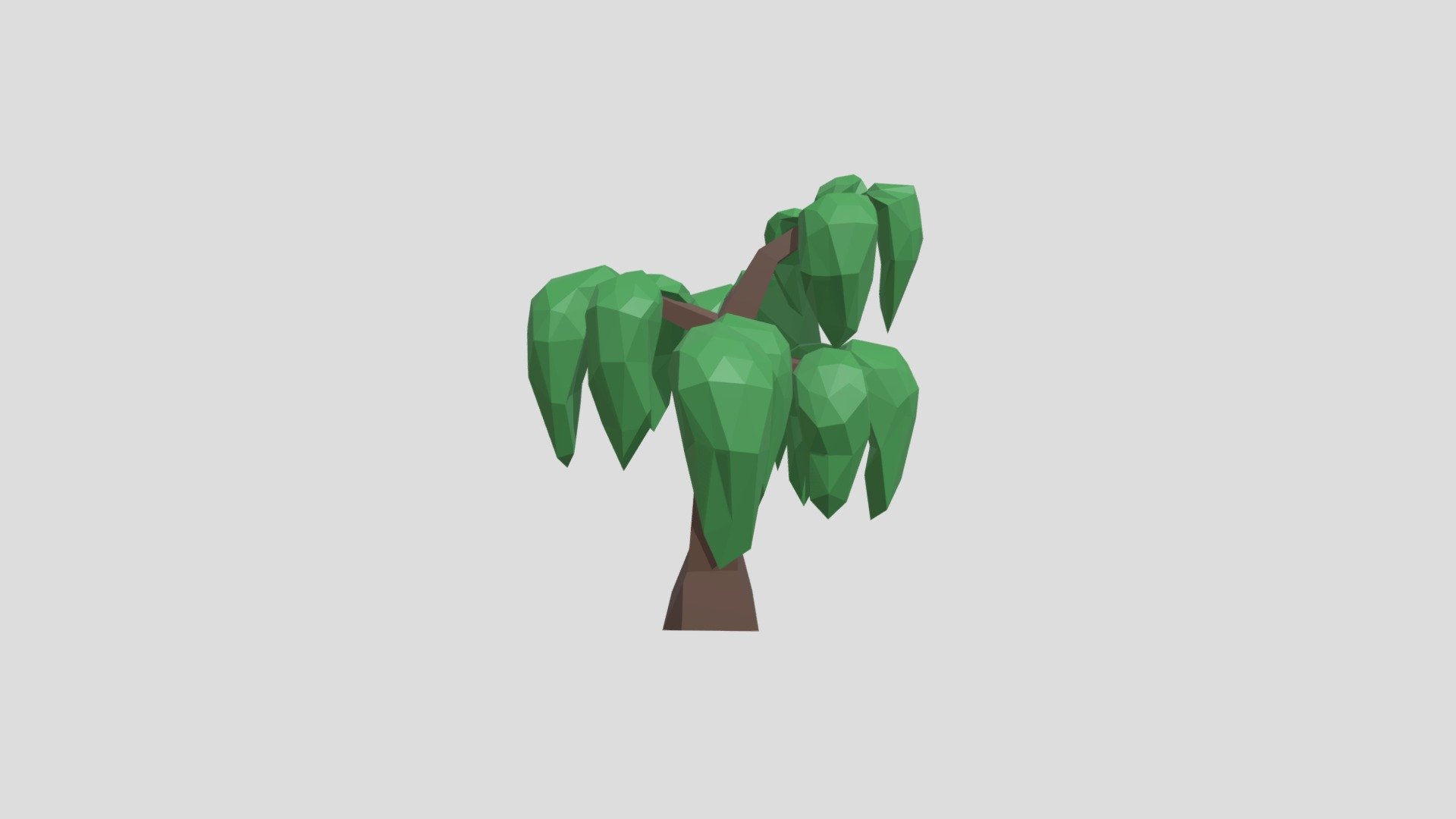 Weeping Willow low poly - 3D model by saucilee [662da18] - Sketchfab