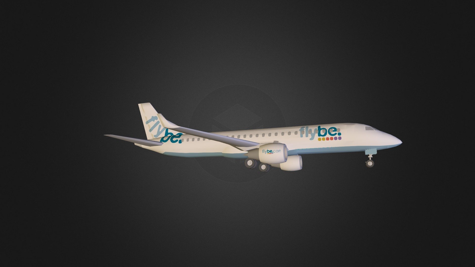 Flybe Plane - 3D model by Jacob_Hodges (@jacob_hodge5) [662fc4e ...