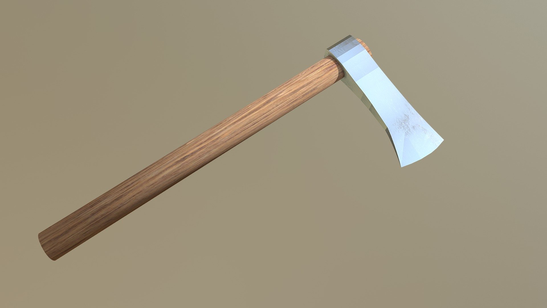 Simple Axe - 3D model by branko.svrkota [6630a38] - Sketchfab