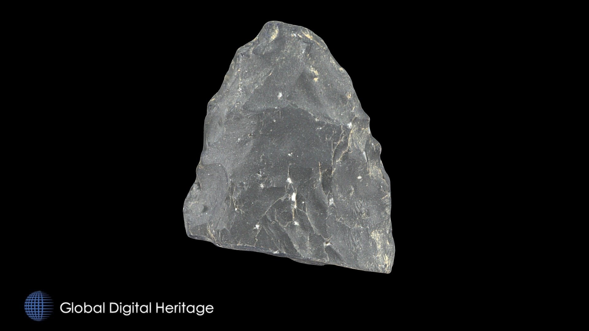 XPF-058-101 Biface, Basalt, Sanak Island, Alaska - Download Free 3D ...