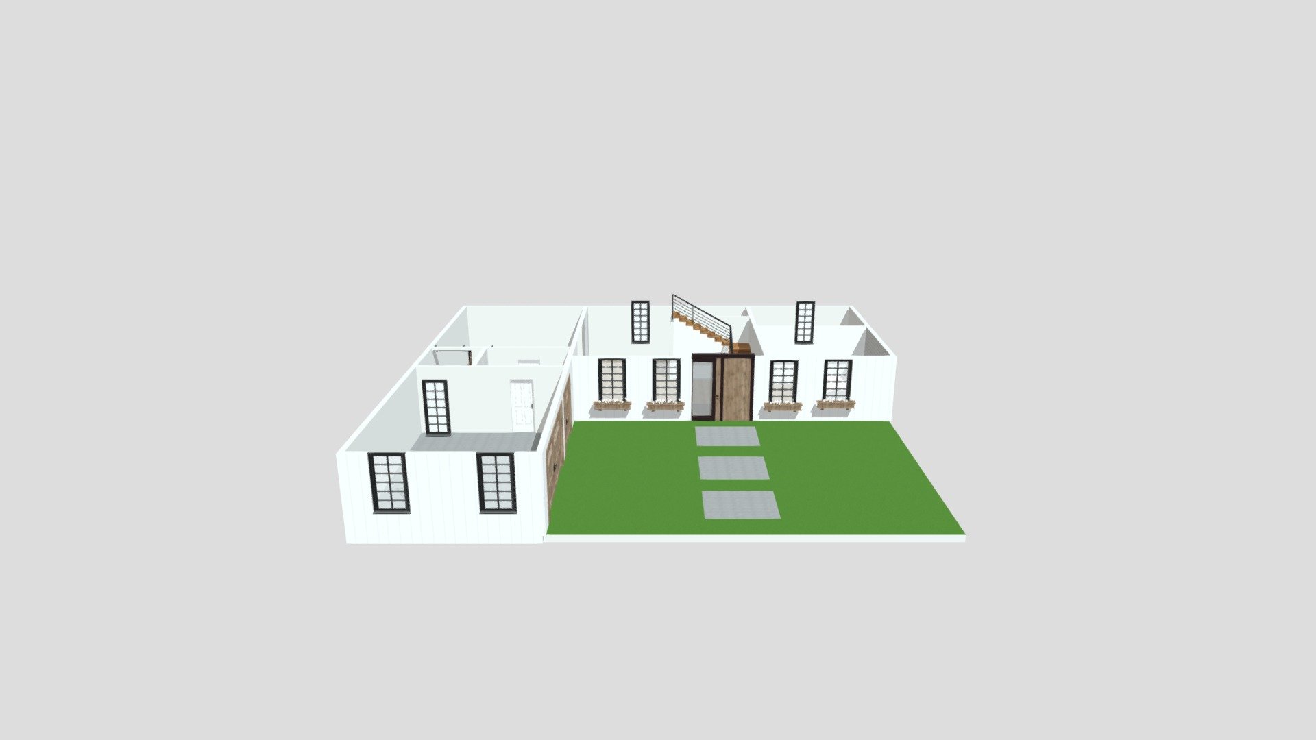 ranch style - Download Free 3D model by Home Design 3D (@homedesign3d ...