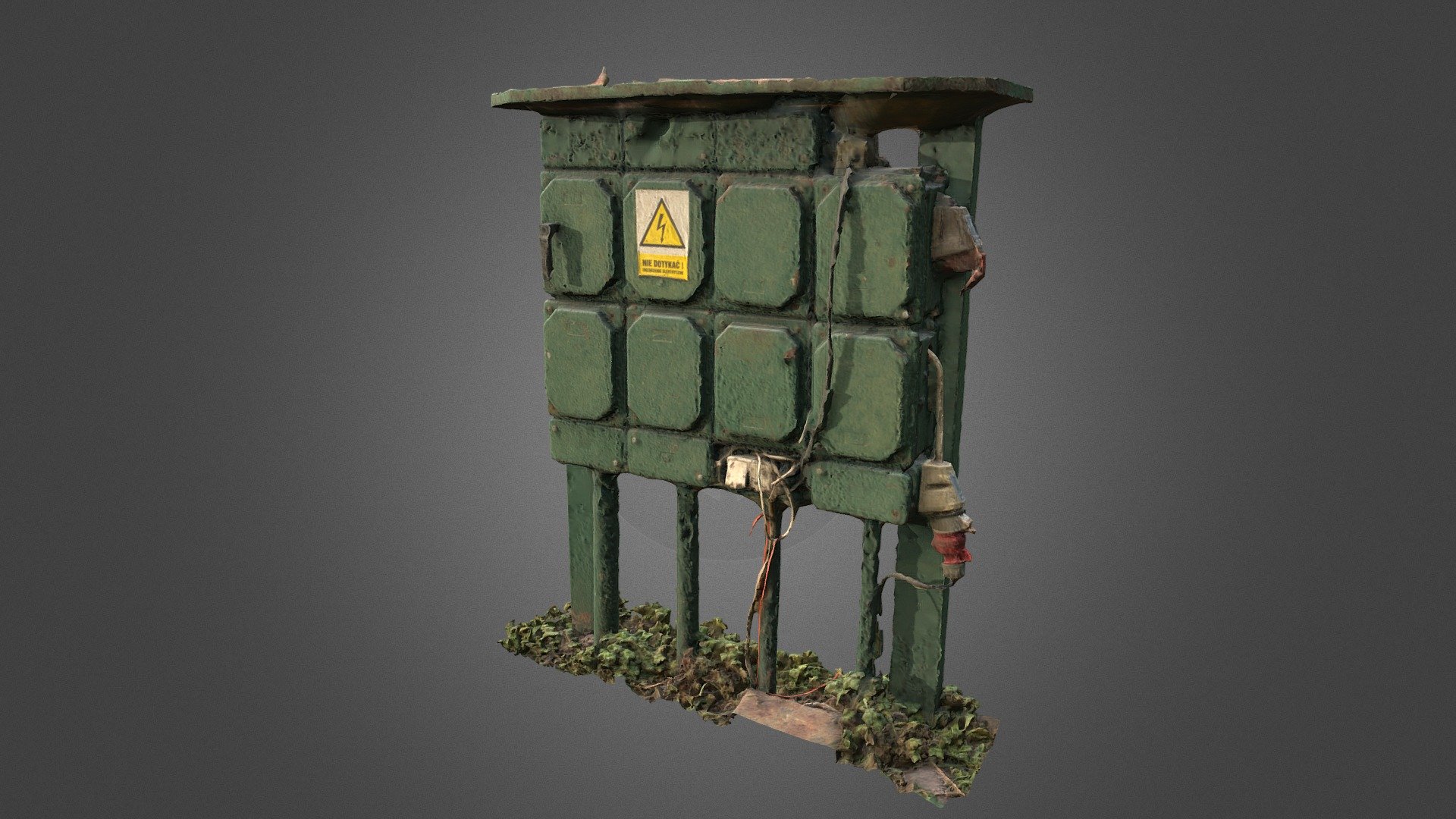 Railroad Control Box [8K textures, FREE] - Download Free 3D model by ...
