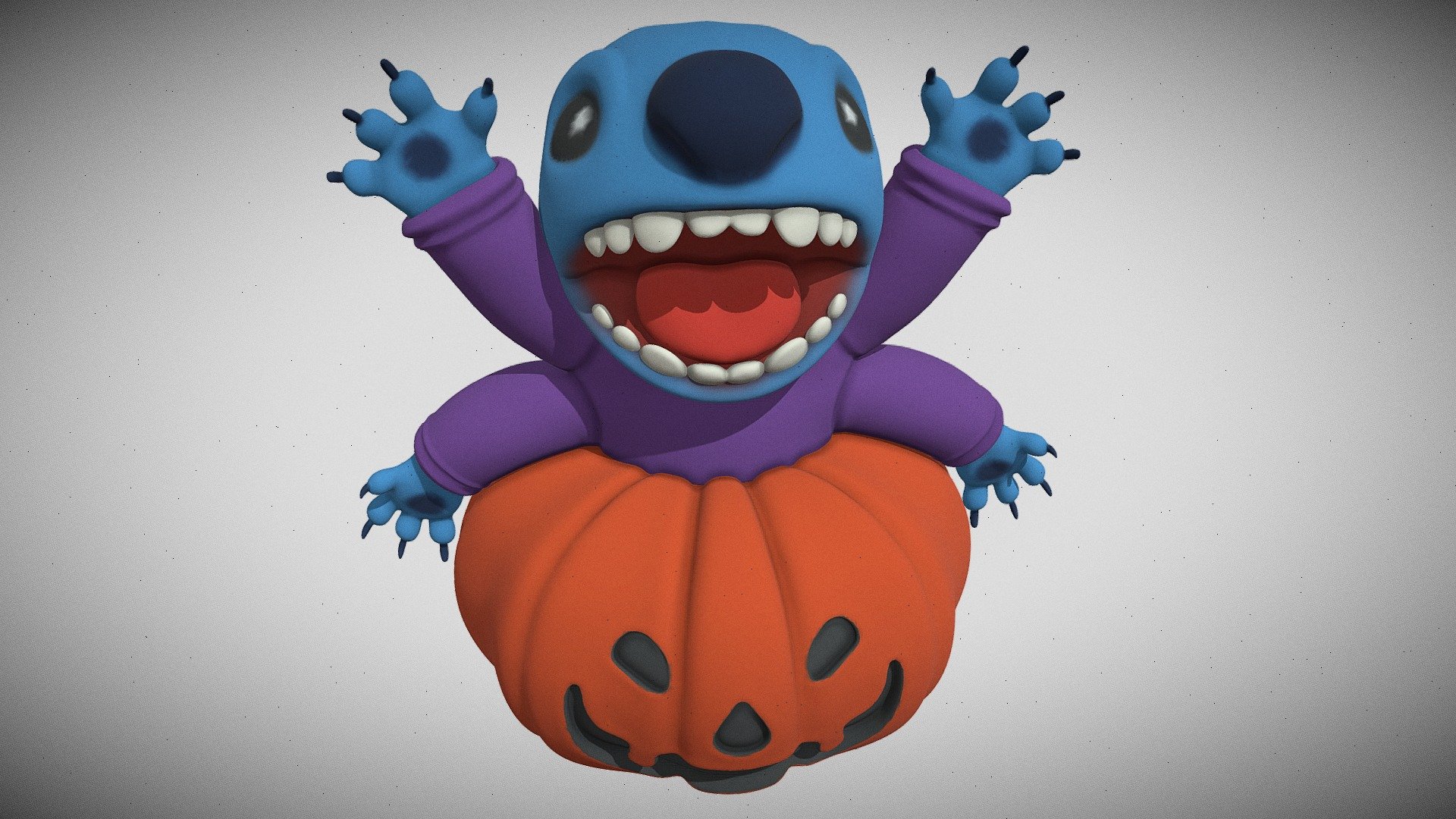 Pumpkin，Disney's Lilo & Stitch - 3D model by Mini - Xiao Ajiang ...