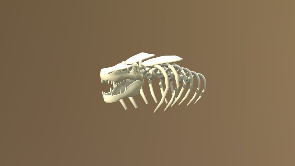 Gigantic Dinosaur Bones - 3D model by Lizard (@Lizard-MotionFilms ...
