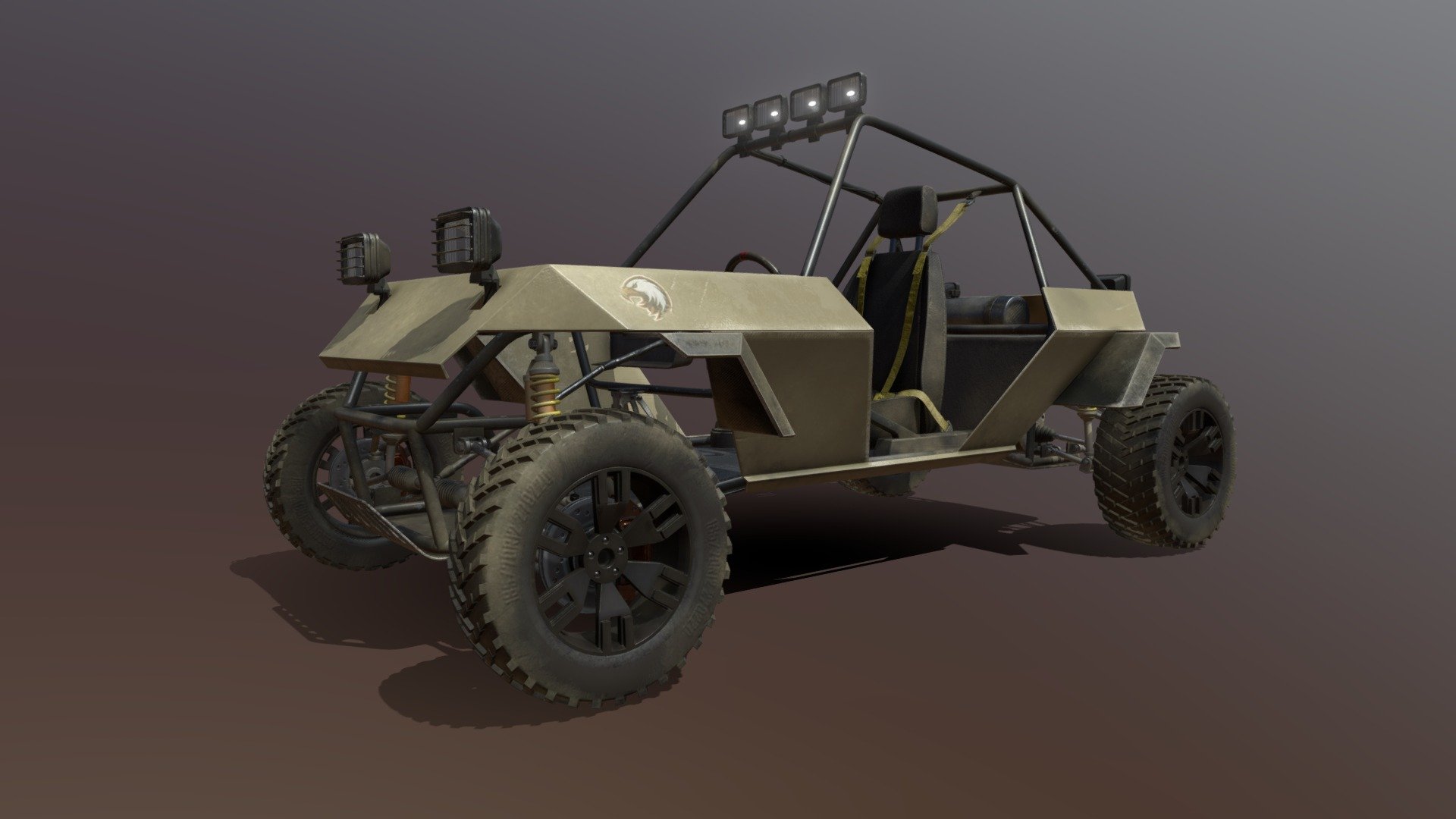 Buggy - 3D model by Render Blue (@pablojcd) [66353c6] - Sketchfab