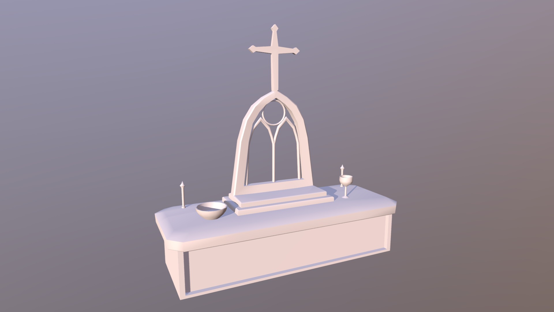 Church Altar - 3D model by Sara Frid (@Pixeluna) [6636390] - Sketchfab