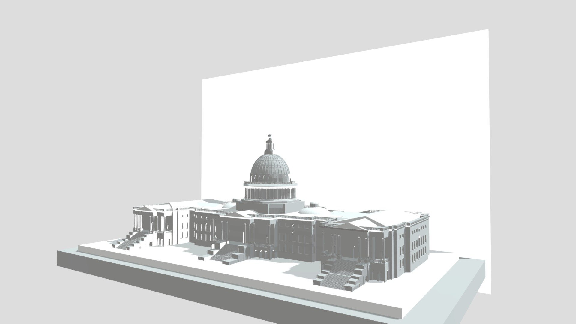Washington Capitol - 3D model by arthur.depuydt04 [66370a8] - Sketchfab