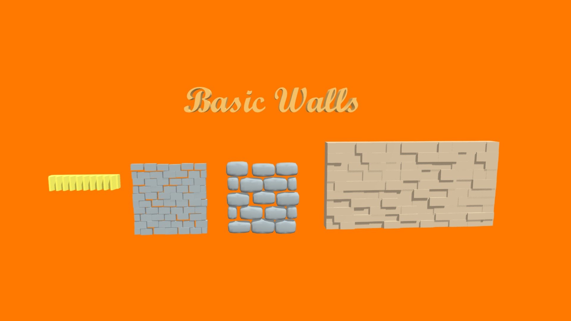 Basic Walls - Download Free 3D model by ...
