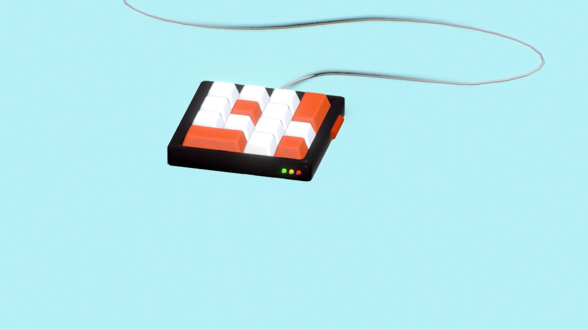 Tiny keyboard - 3D model by RodWay [6638203] - Sketchfab