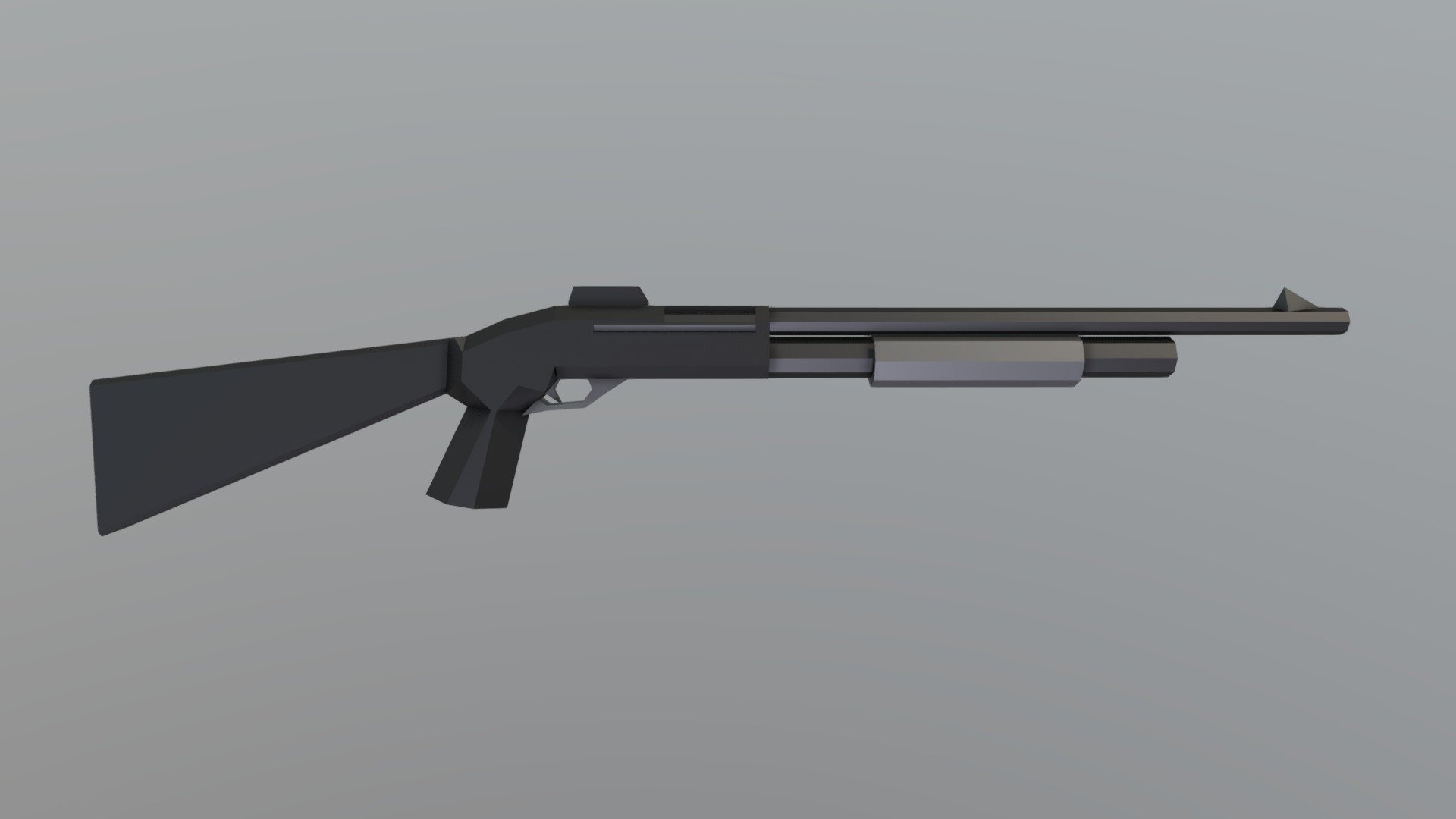 [Free to Use] Low-Poly Benelli M3 Super 90 - Download Free 3D model by UserUser510 [6639d34 ...