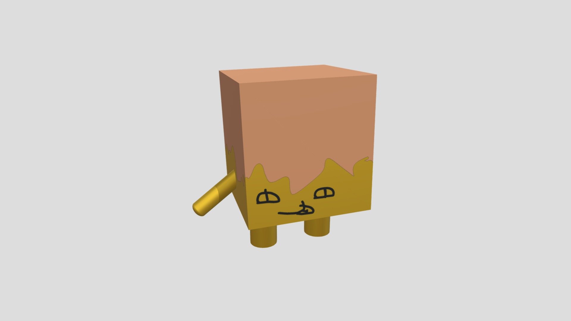 golden box - Download Free 3D model by hj.works.2001 [663a765] - Sketchfab