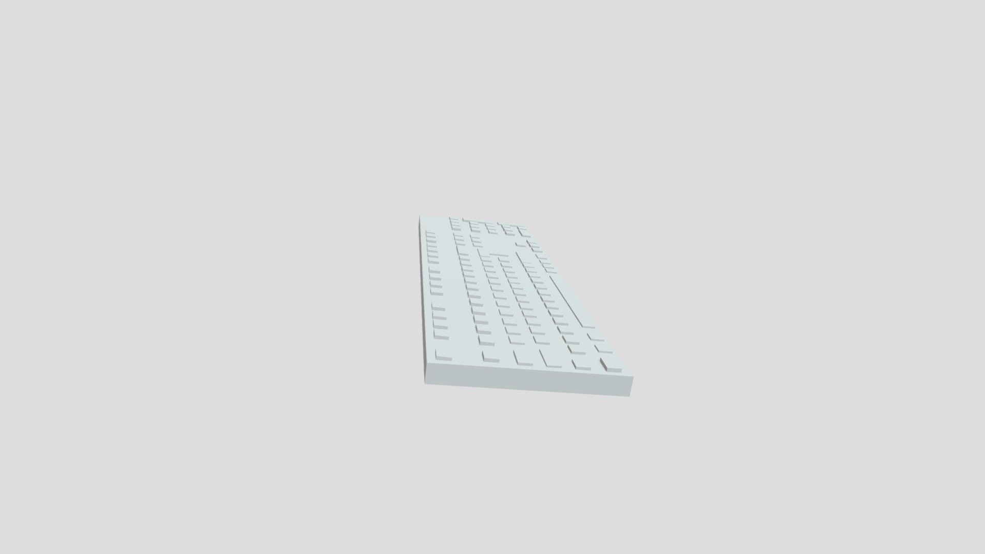 Keyboard - Download Free 3D model by Sina (@Sin4) [663ad38] - Sketchfab
