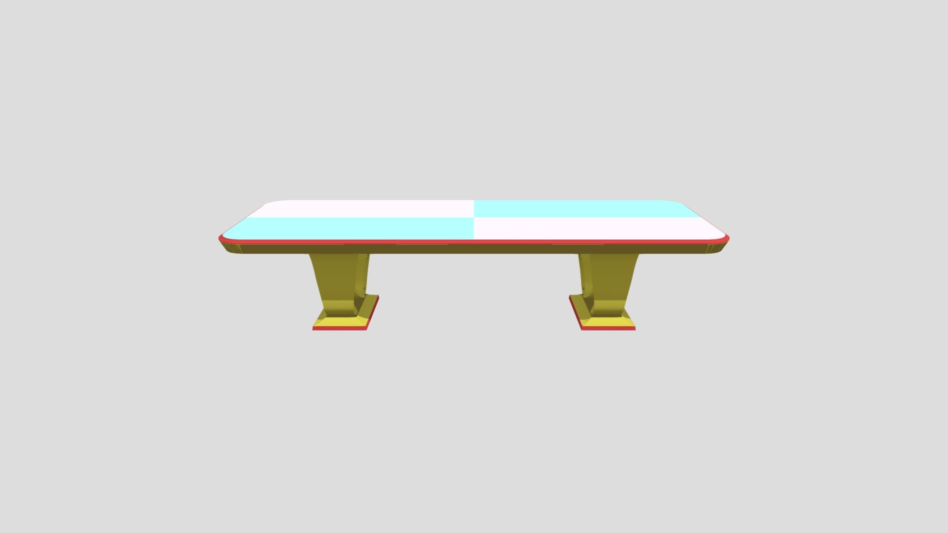 Makassar rectangular table - 3D model by Modenese Gastone Interiors ...