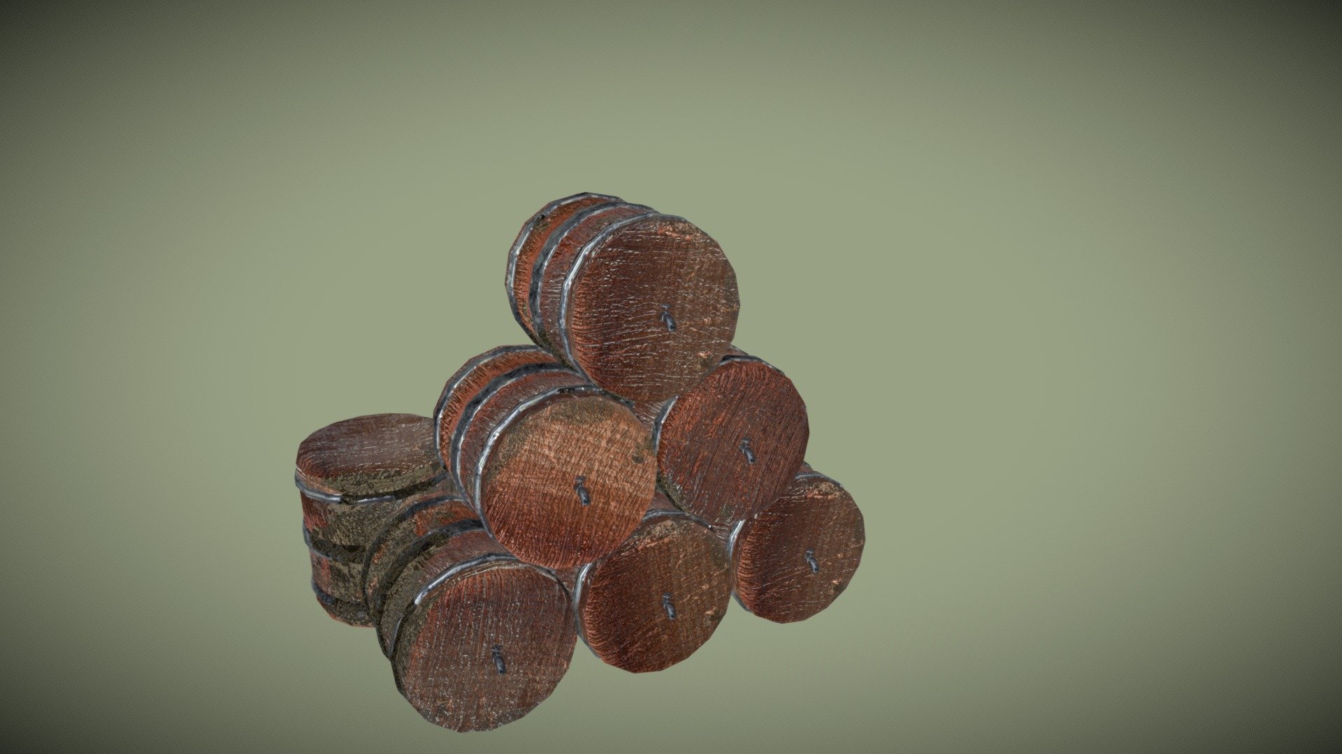 Stack Of Barrels - Download Free 3D model by Blenderolokos [663e0f3 ...