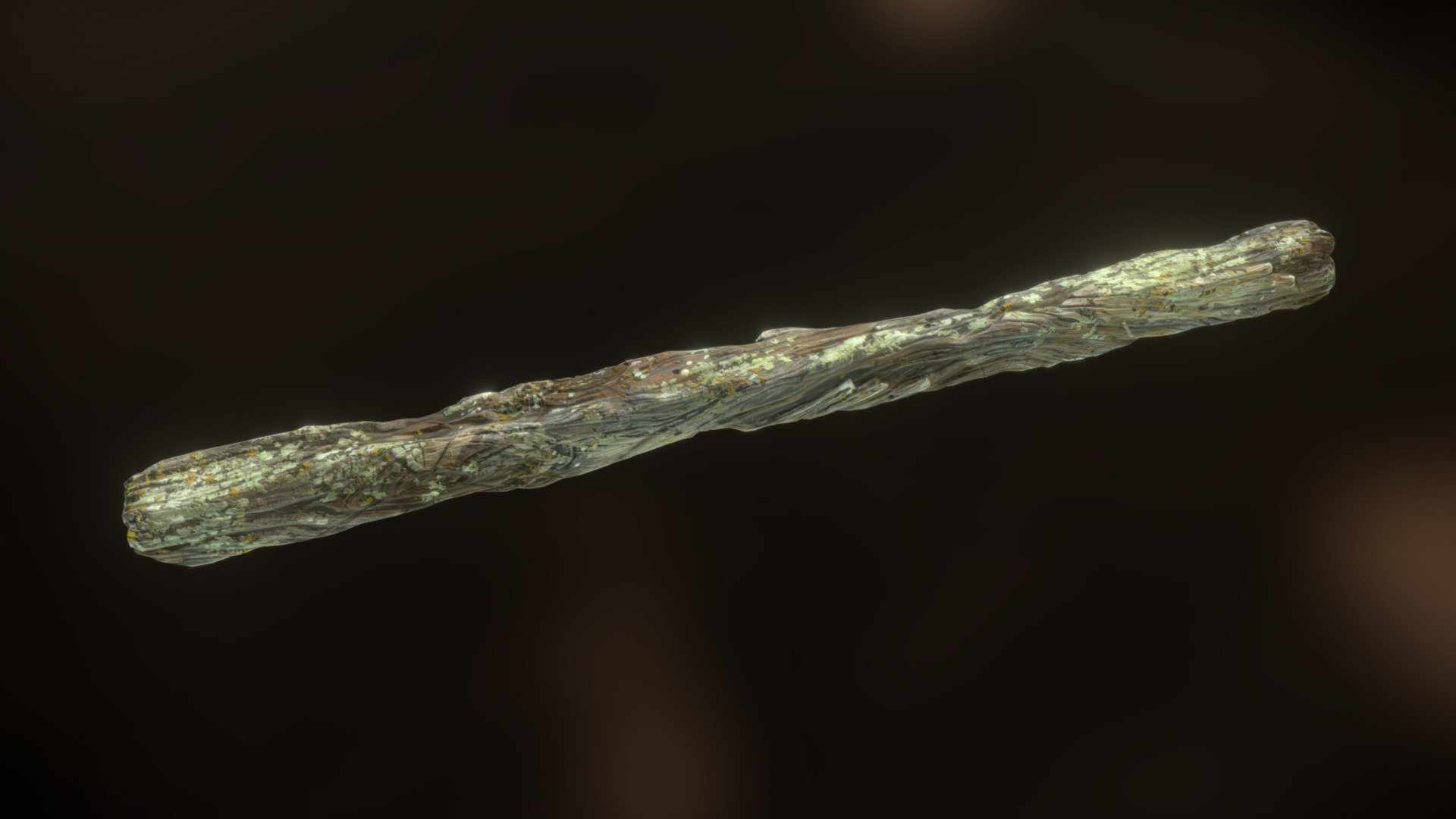 Old Worn Wood Post with Moss - 3D model by Rita Puhakka (@RitaPuhakka ...