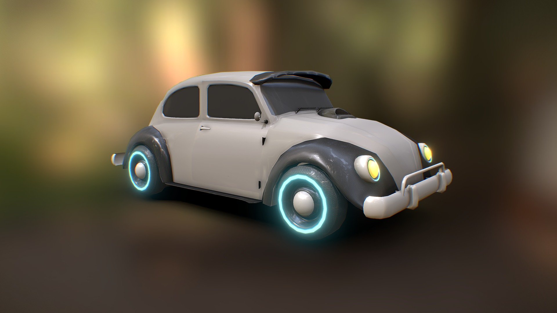 VW Bettle type 1 mod - 3D model by tintin (@tintinlhous) [663f41c ...