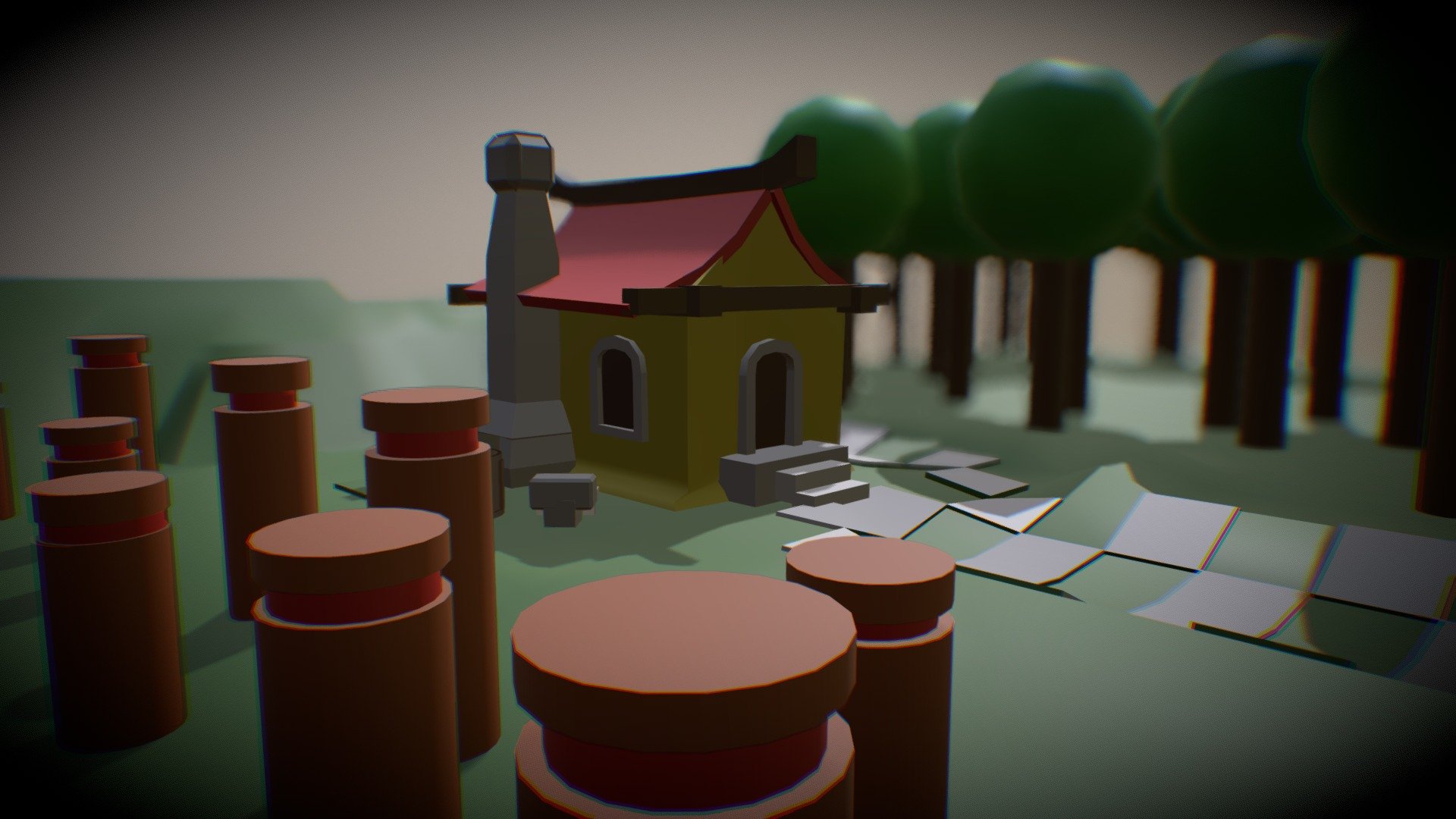 Maison Ninja - 3D model by miniS [66402de] - Sketchfab