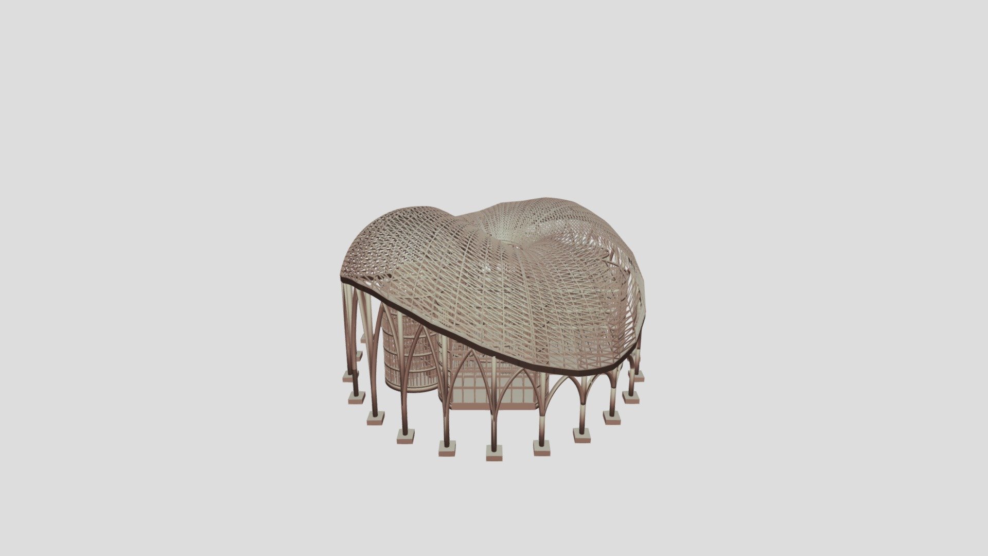 The Willow Structure - 3D model by ... (@zango321) [66410a5] - Sketchfab