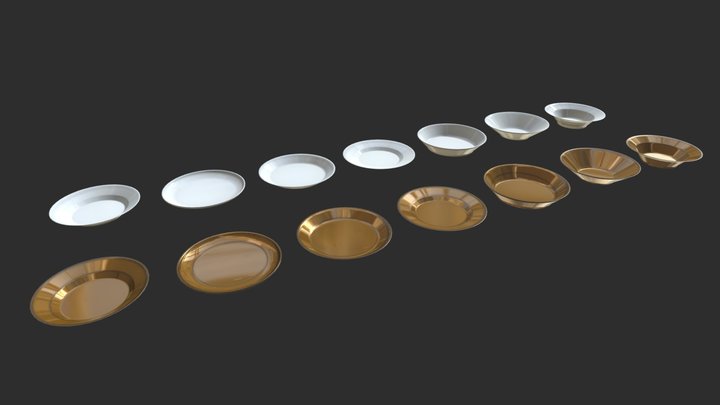 Plate 3D models - Sketchfab