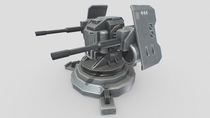 Turret-weapon 3D models - Sketchfab