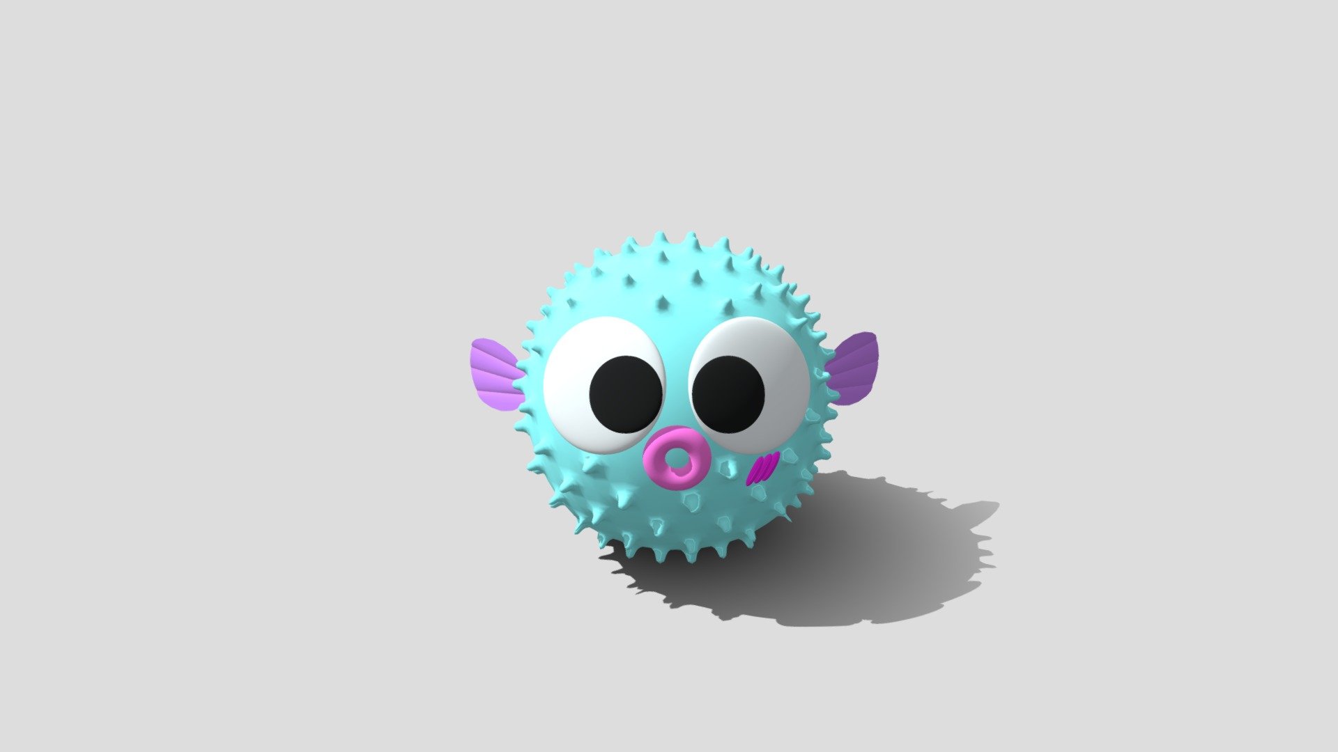Puffer fish - 3D model by Paradon.Saelee [6644e9d] - Sketchfab