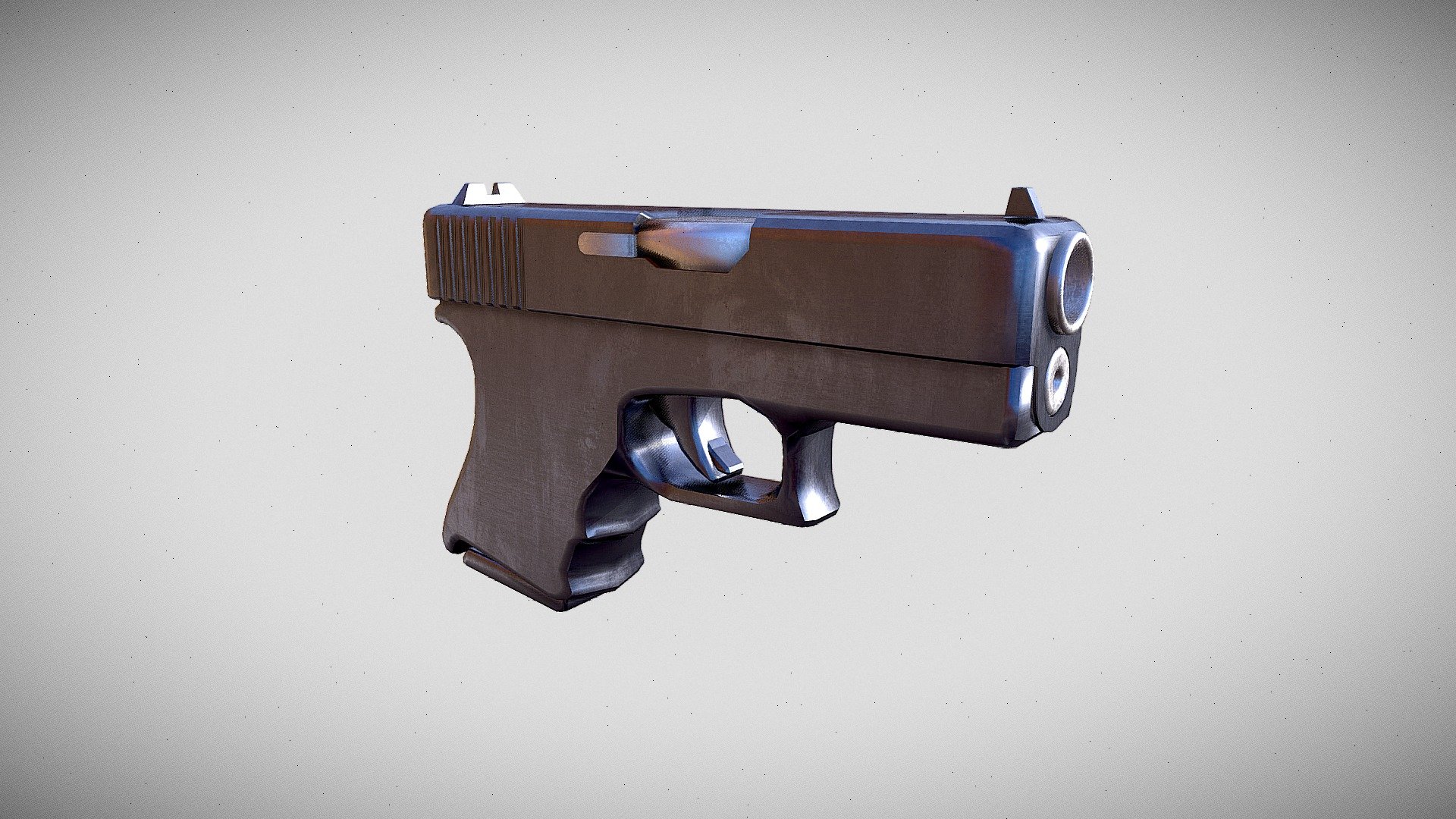 Glock 30SF (Rigged) - Download Free 3D model by HuskySkullz (@ethansr10 ...