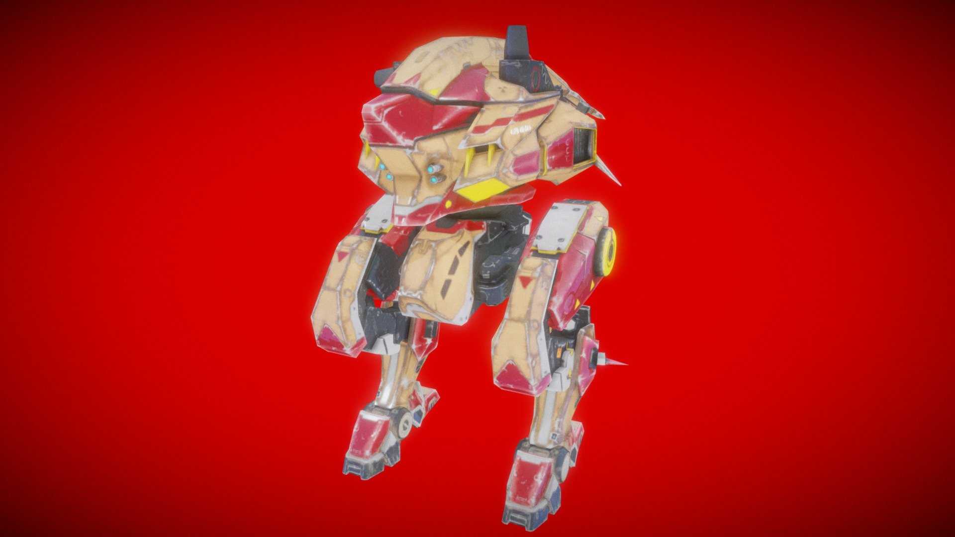 MECHA Robot XR-356 - Buy Royalty Free 3D model by Luna Studio ...