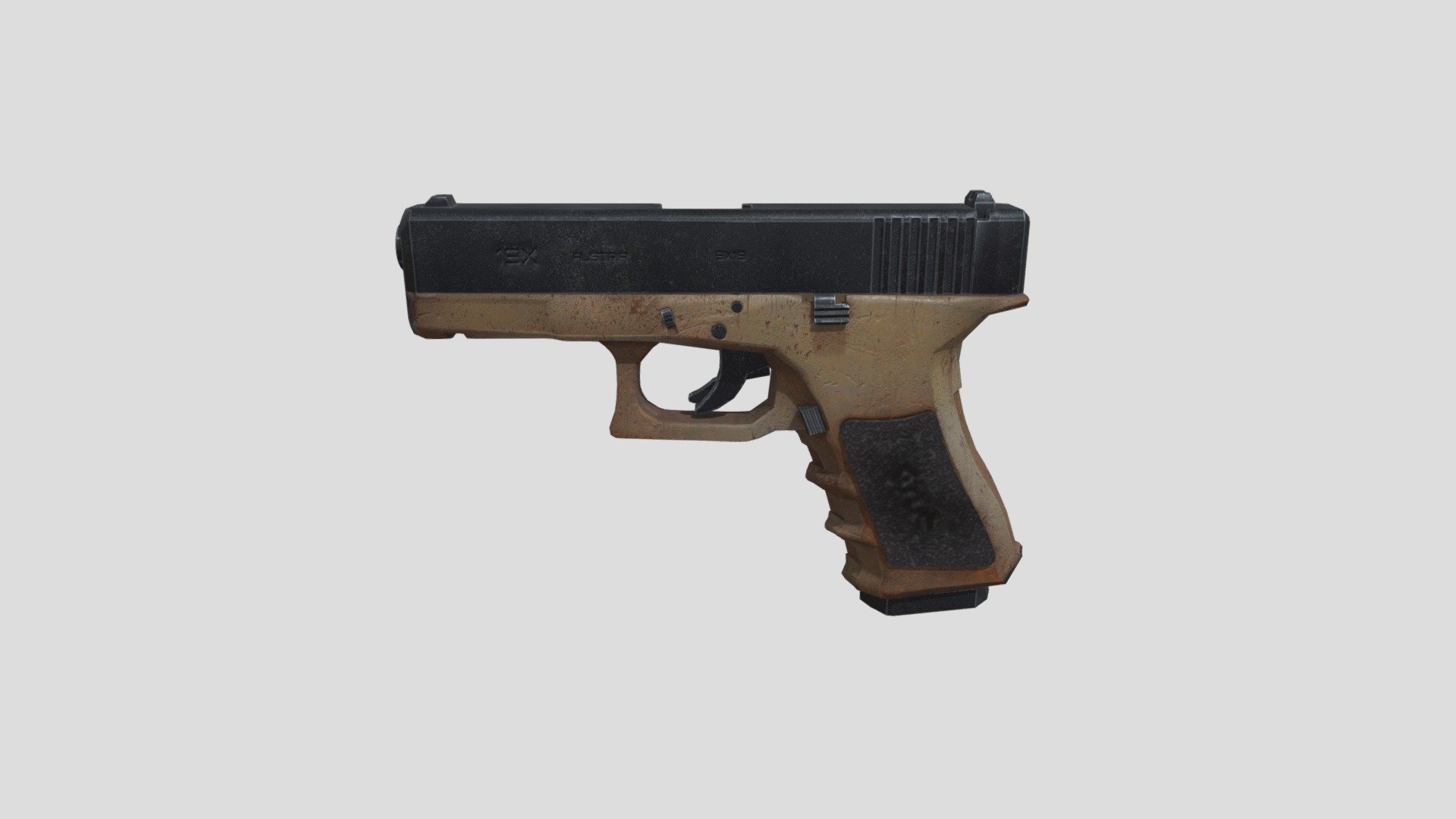 Pistol / Handgun - Download Free 3D model by James Nelson (@sackboy ...