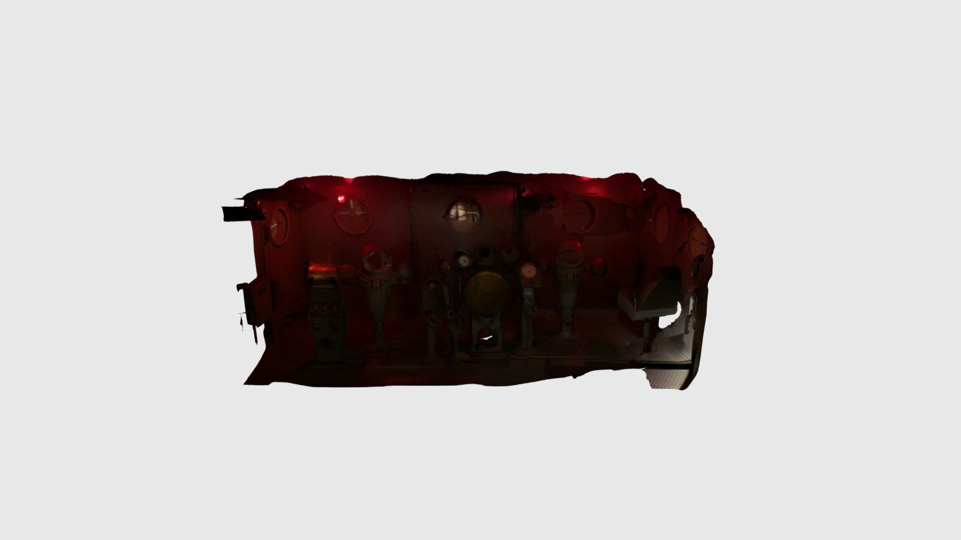 Mock-up of a US destroyer’s bridge, WW2 - Download Free 3D model by ...