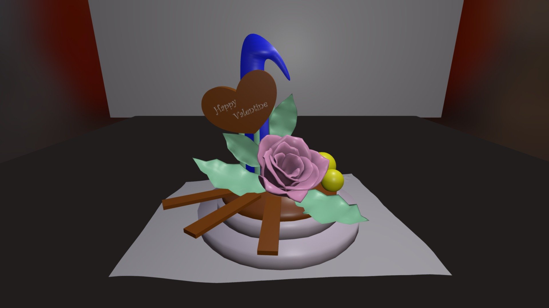Happy Valentine's Candy art - Download Free 3D model by Akio Nishimura (@akionux) [664722c ...
