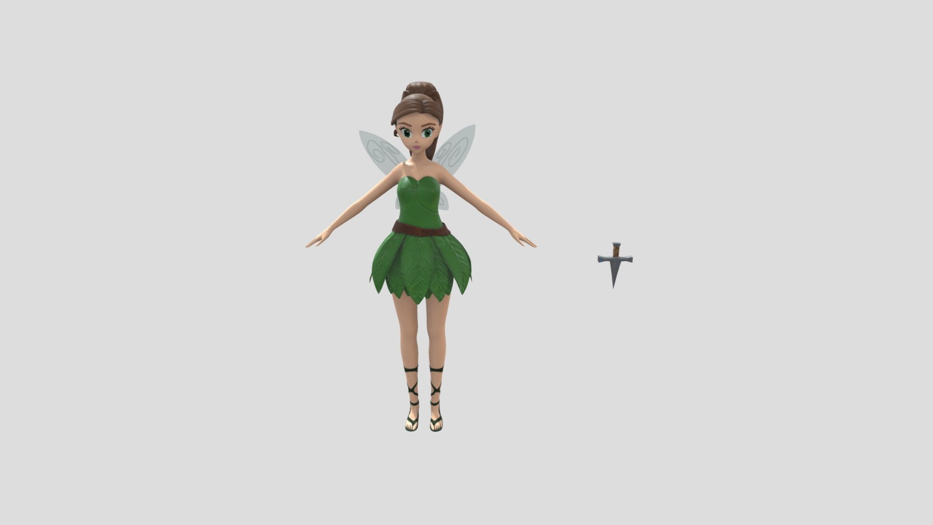 Fairy Model Textures - 3D model by CarlyTippett [6648b86] - Sketchfab