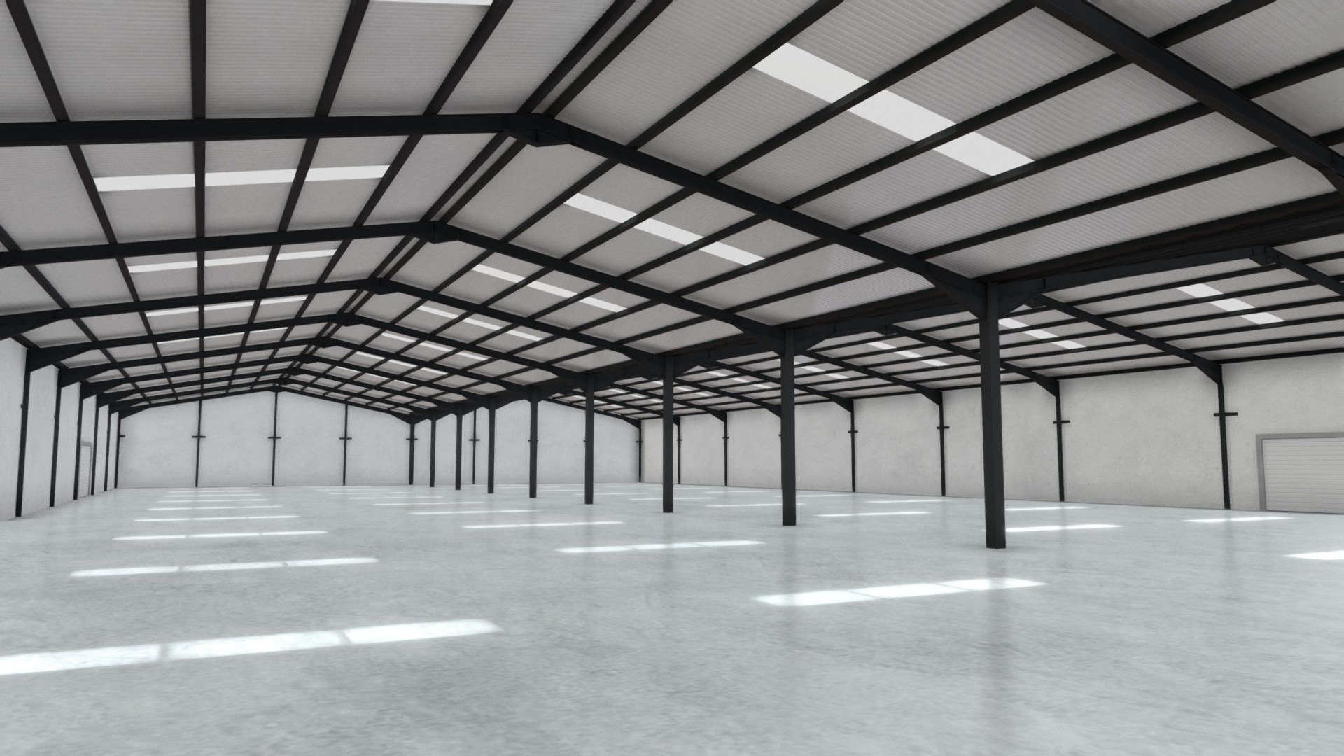 VR Warehouse for Car & Product Showcase 2022 - Buy Royalty Free 3D ...