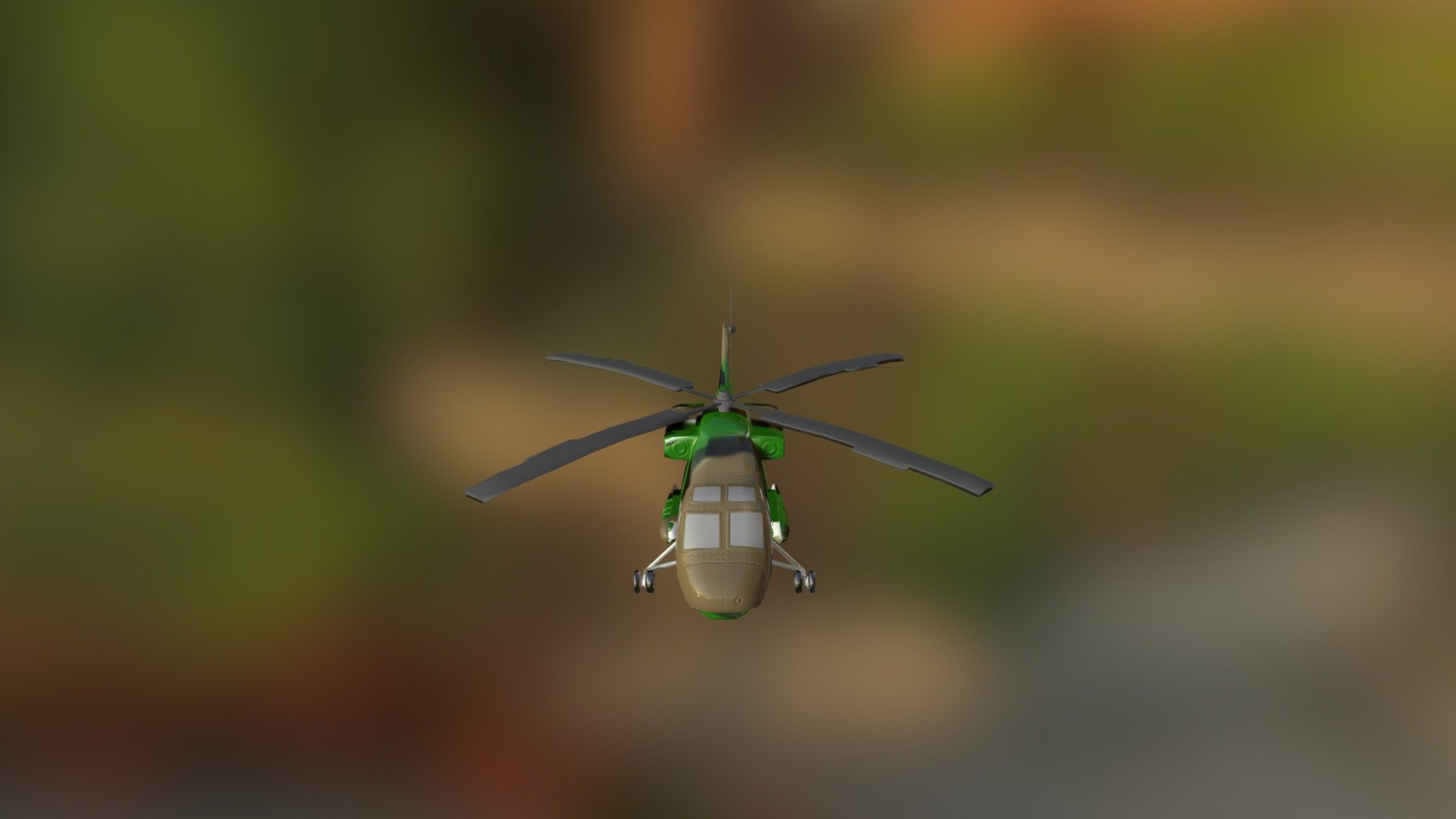 Helicoptero1 - Download Free 3D model by blenderperu [664aa38] - Sketchfab
