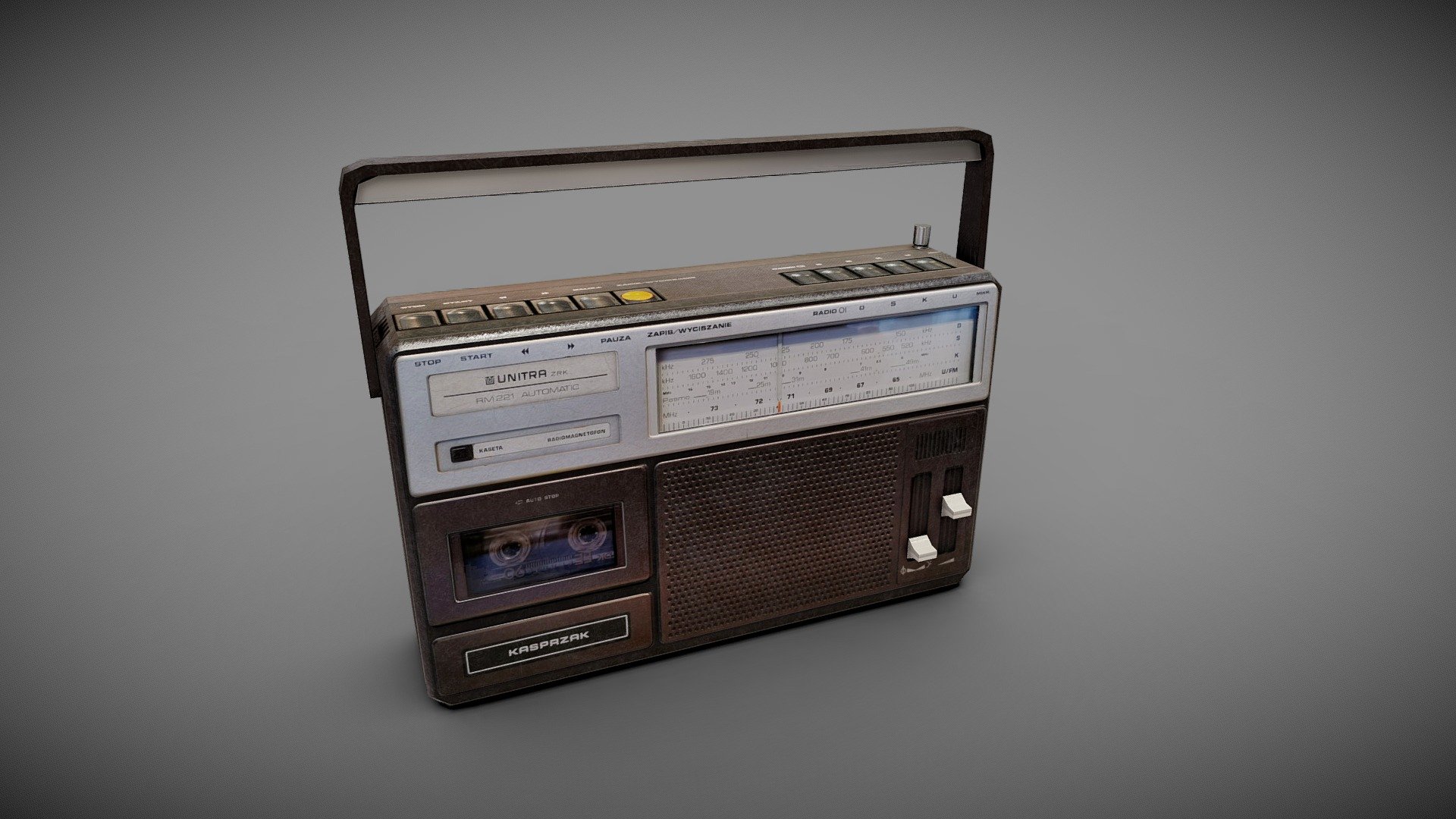 UNITRA Kasprzak - 3D model by marekbarski1984 [664aee9] - Sketchfab