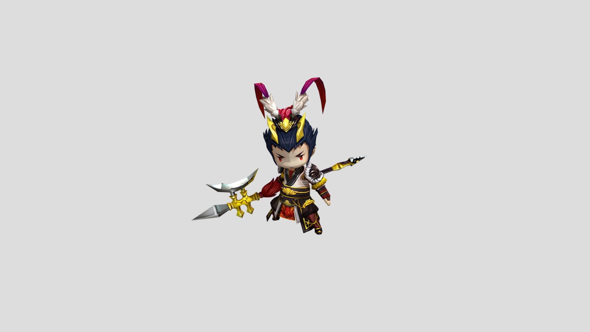 Three Kingdoms - Lubu 01 - 3D model by jjstudio [664cd80] - Sketchfab