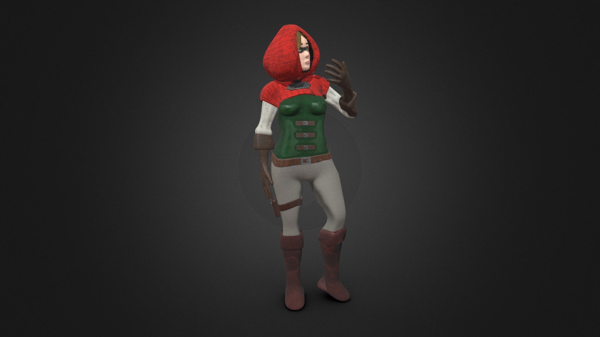 Red Riding Hood | Posed - 3D model by MoniqueSinclair [664d46e] - Sketchfab