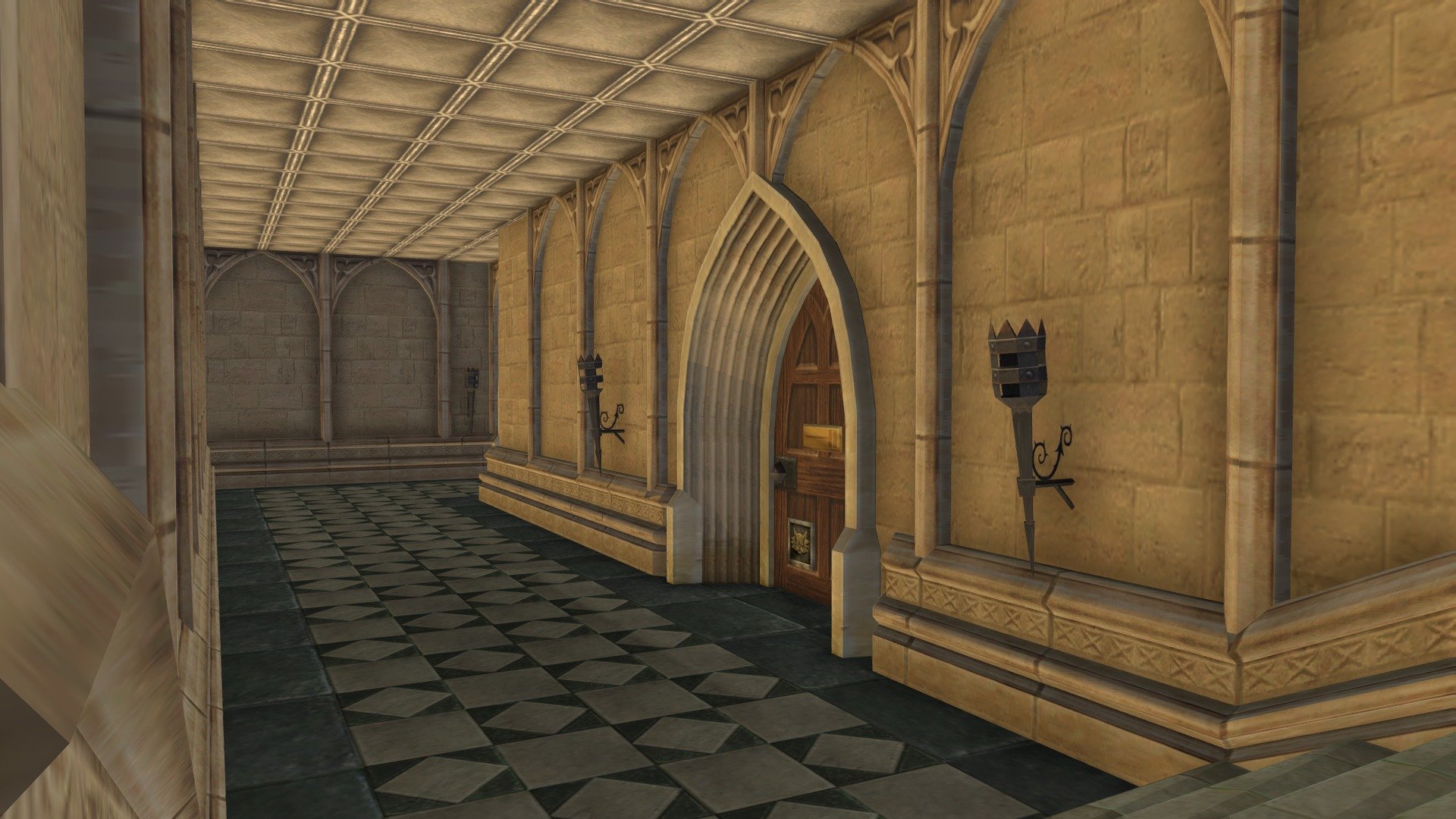 Hogwarts Corridor - Download Free 3D model by zack_graham [664f50b ...