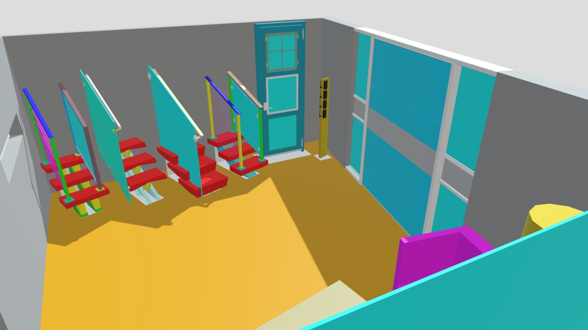 Show Room Layout MODEL - 4181 W Oquendo - 3D model by JD Stairs ...