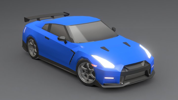 Nissan-gtr 3D models - Sketchfab