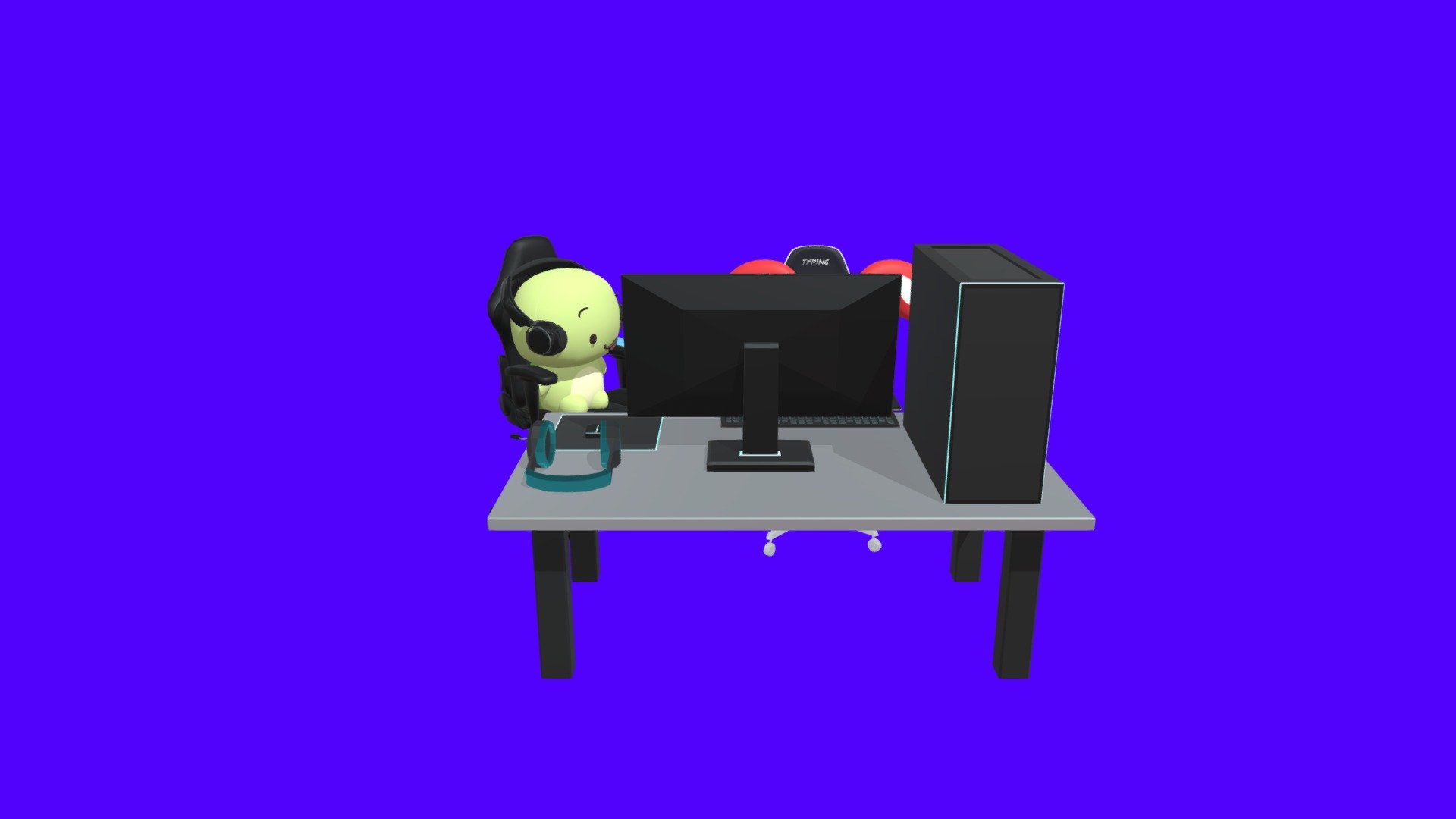 JJ and Mikey are enjoy their hobbies - Download Free 3D model by maguro ...
