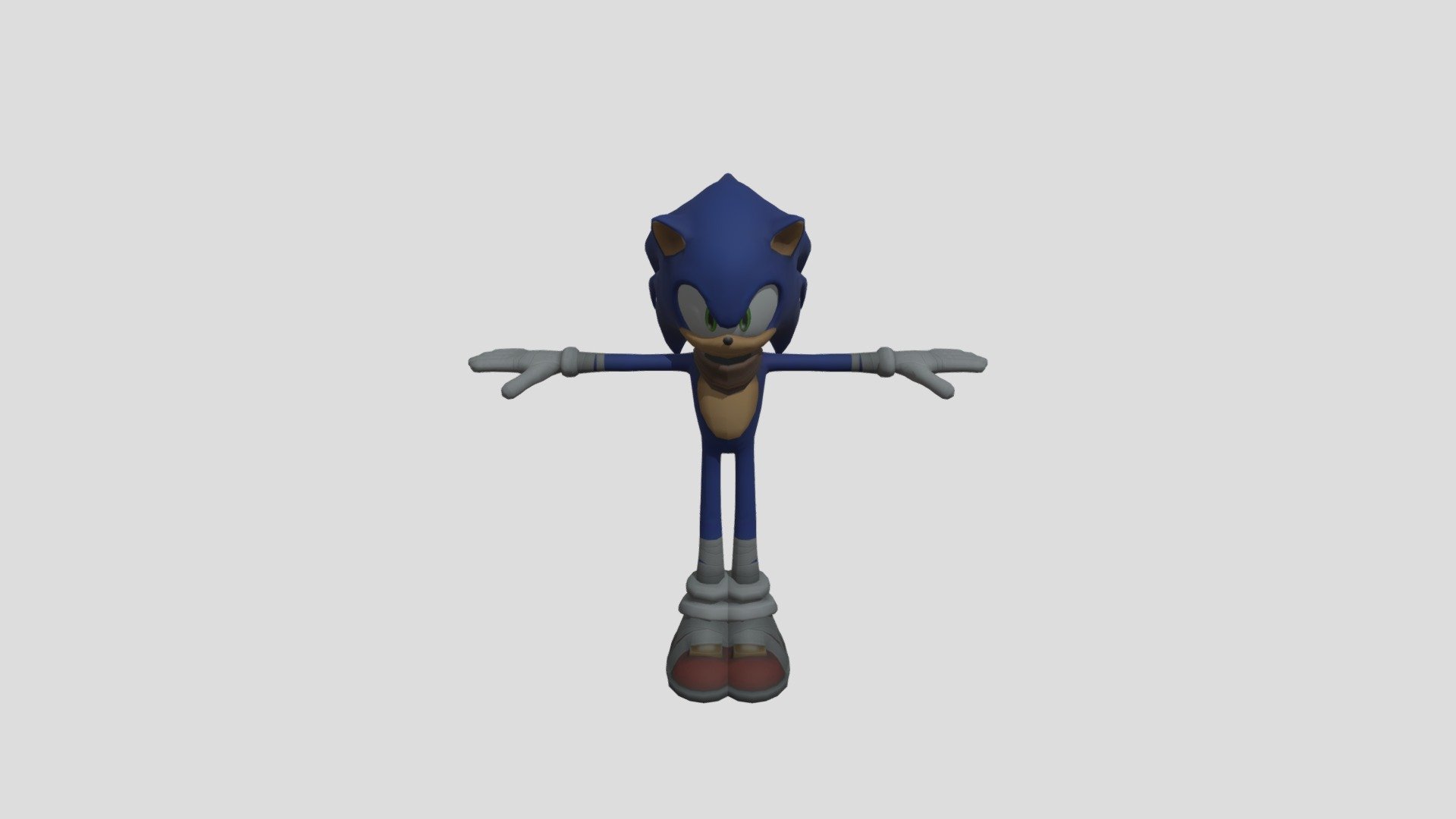 Sonic boom - Sonic - Download Free 3D model by 3D by Renato (@3dbyrenato) [66520e8] - Sketchfab