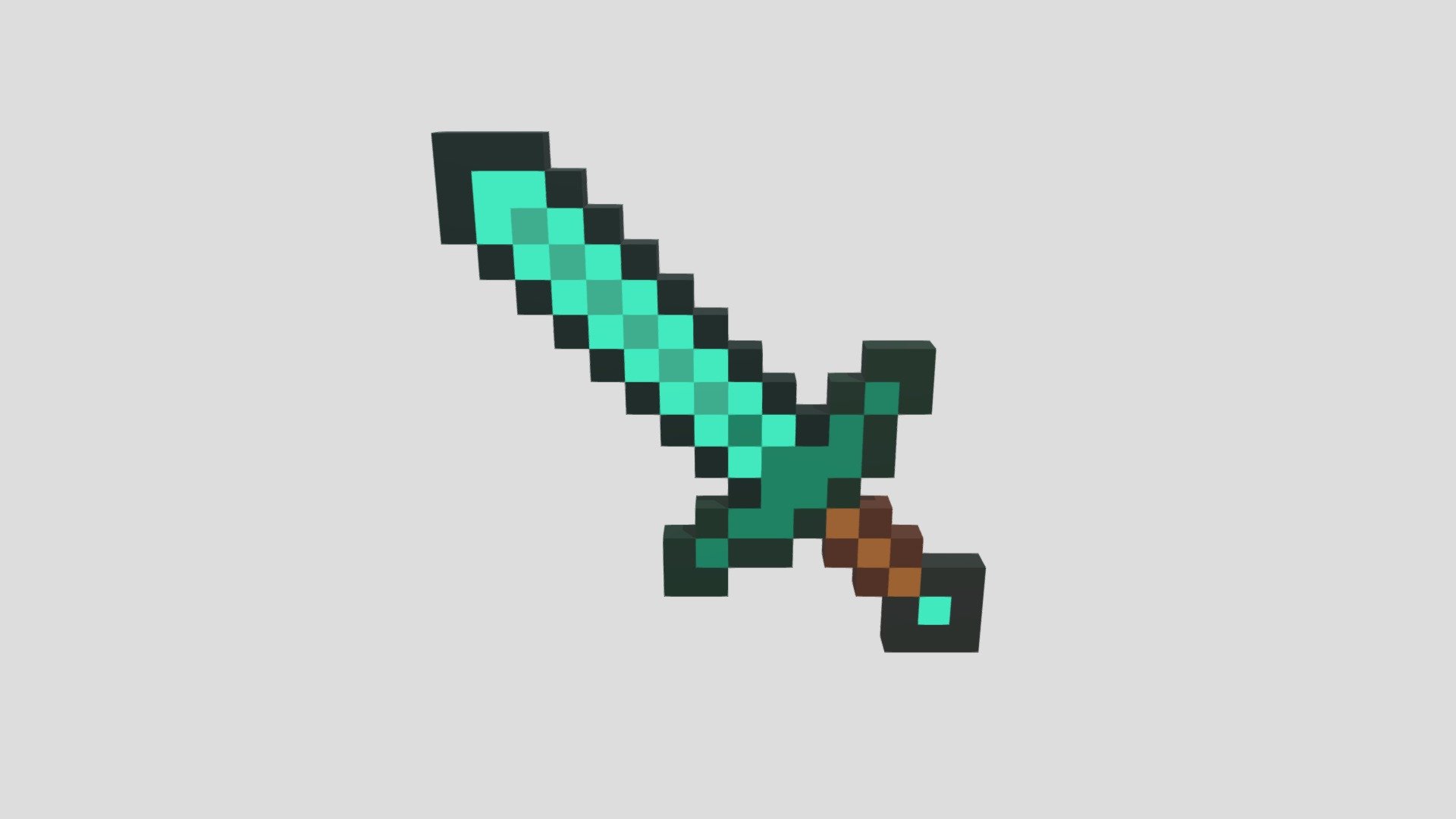 Mine Diamond Sword - 3D model by Kurashi19 [6652507] - Sketchfab