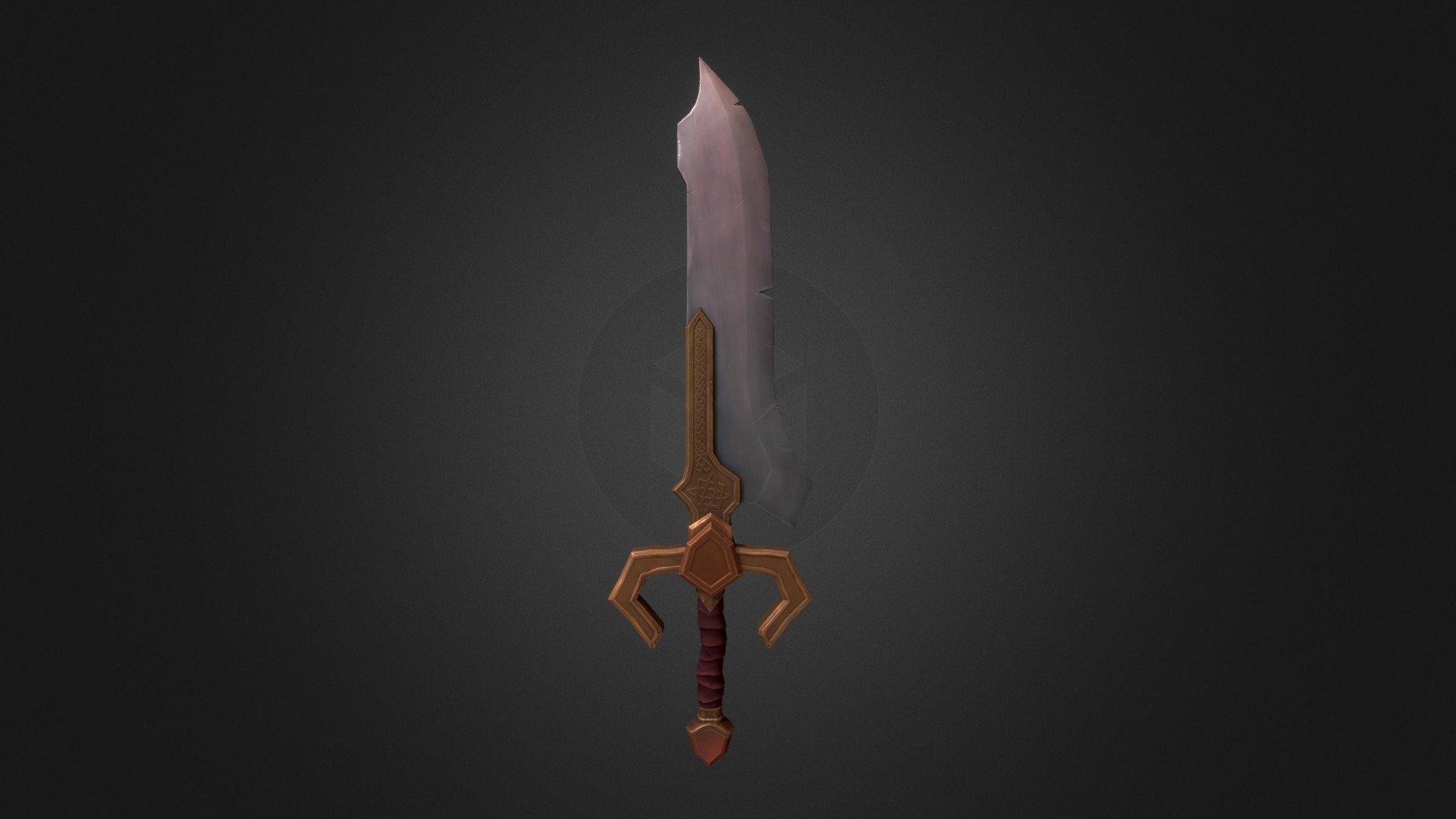 Stylised Sword - Download Free 3D model by Jonas Detsch (@jonasd ...